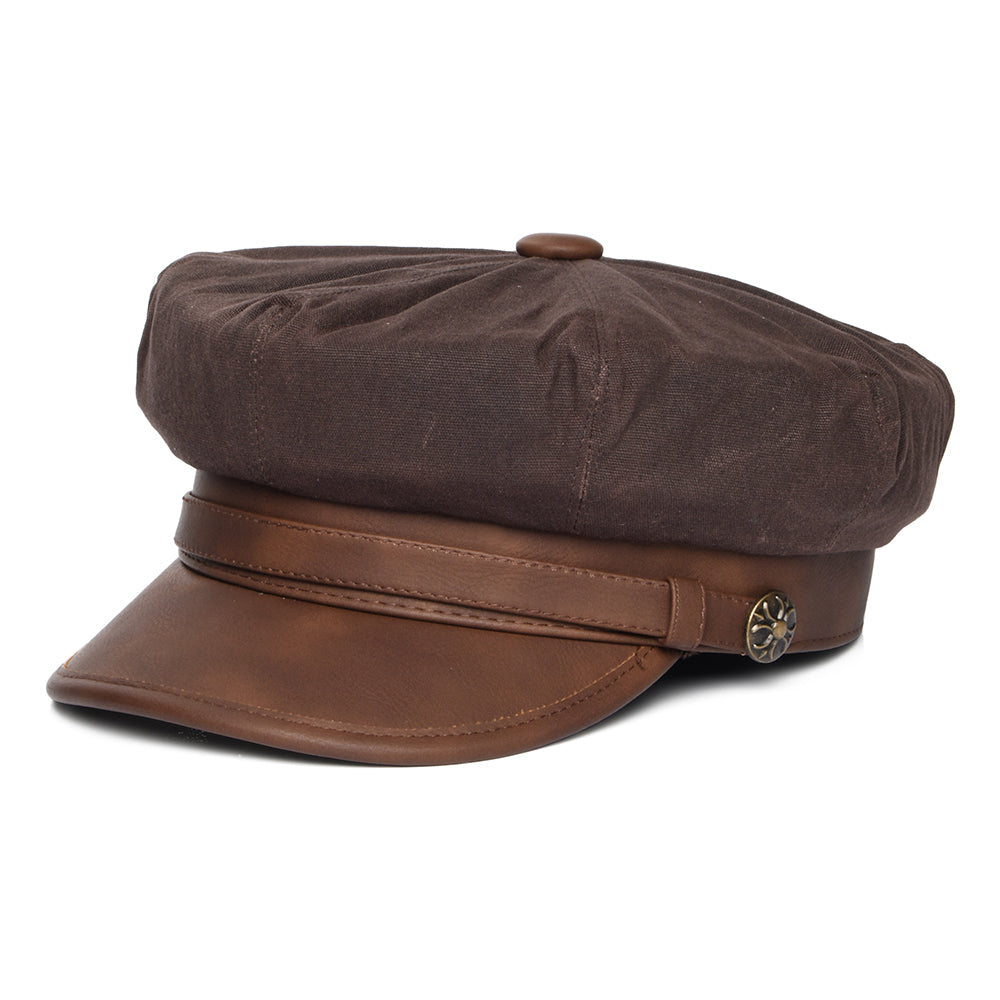 Rebel Motorcycle Cap - Brown – Jaxon & James