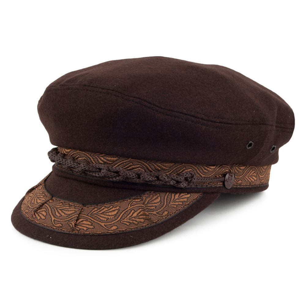 Wool Greek Fisherman Cap - Brown – Jaxon & James