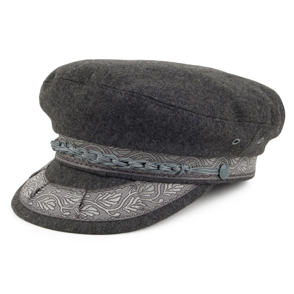 Wool Greek Fisherman Cap - Grey – Jaxon & James