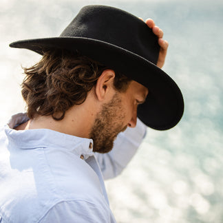 Comanche Cowboy Hat - Black – Jaxon & James